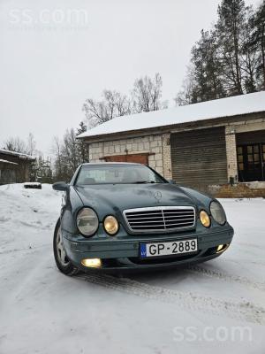 Green Mercedes-Benz CLK-Class 1997 in Madona, with an engine capacity of 2.00 L and mileage of 0 thousand km for 1500 €, photo  on AUTOMOTO.COM.LV