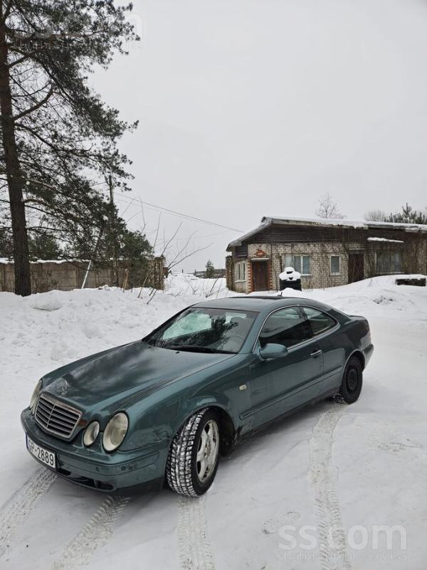 Green Mercedes-Benz CLK-Class 1997 in Madona, with an engine capacity of 2.00 L and mileage of 0 thousand km for 1500 €, photo 2 on AUTOMOTO.COM.LV