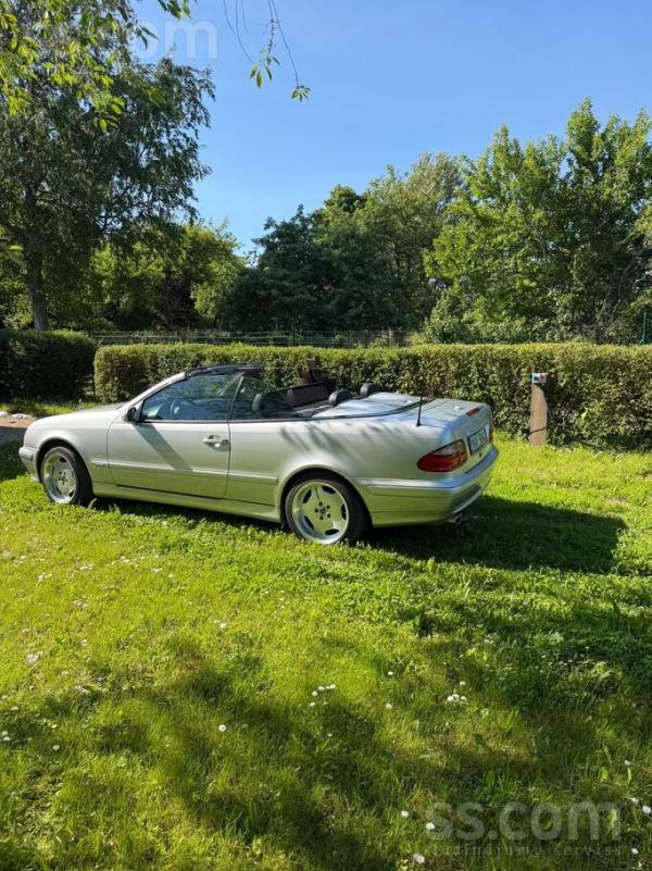 Grey Mercedes-Benz CLK-Class 2001 in Ventspils, with an engine capacity of 2.30 L and mileage of 250 thousand km for 5200 €, photo 5 on AUTOMOTO.COM.LV