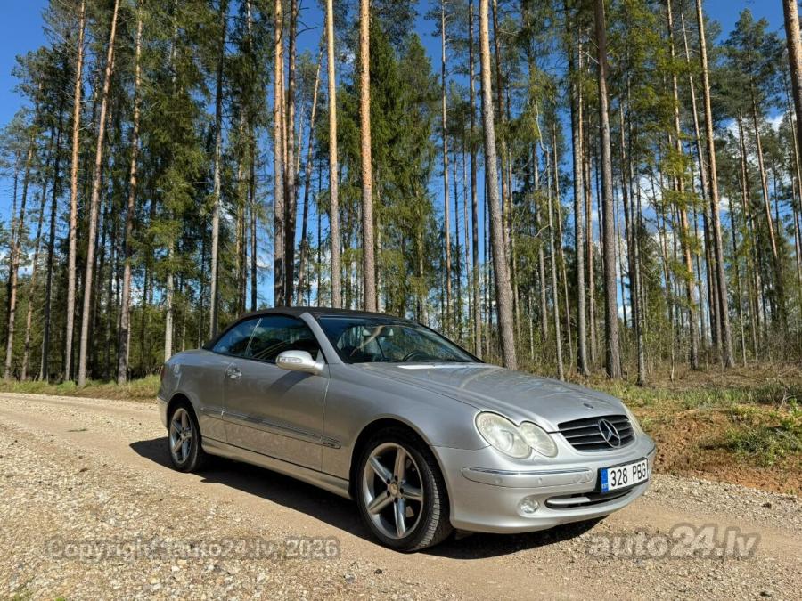 Grey Mercedes-Benz CLK-Class 2004 in Tallinn, with an engine capacity of 1.80 L and mileage of 265 thousand km for 4399 €, photo 1 on AUTOMOTO.COM.LV