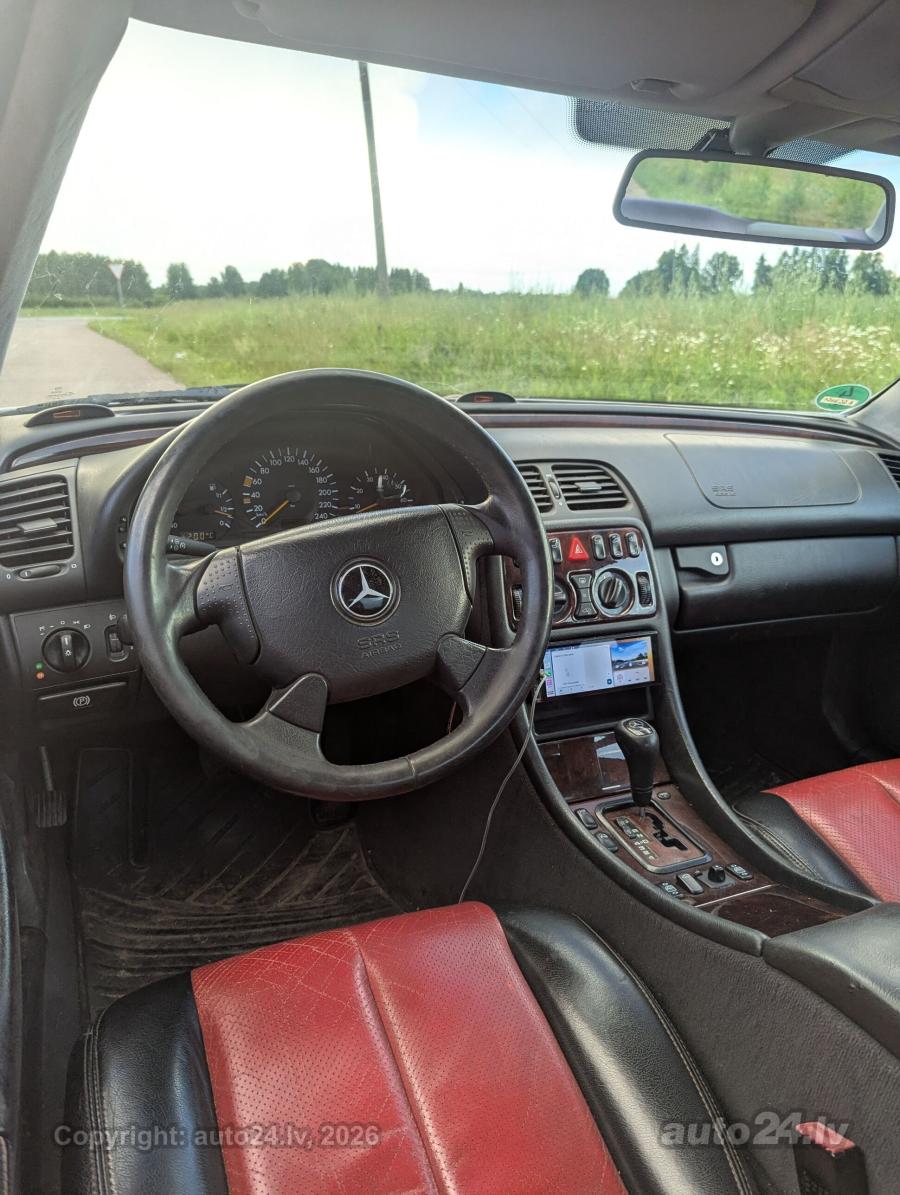 Grey Mercedes-Benz CLK-Class 1997 in Tallinn, with an engine capacity of 2.00 L and mileage of 0 thousand km for 3500 €, photo 7 on AUTOMOTO.COM.LV