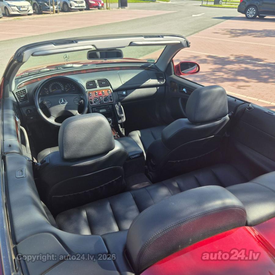 Sarkans Mercedes-Benz CLK-Class 2001 Tallina, ar dzinēja tilpumu 2.30 L un nobraukumu 144 tūkst. km par 11800 €, foto 9 vietnē AUTOMOTO.COM.LV