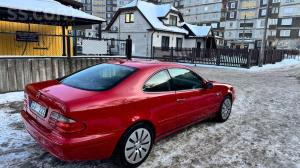 Red Mercedes-Benz CLK-Class 1999 in Riga, with an engine capacity of 3.20 L and mileage of 170 thousand km for 3450 €, photo 6 on AUTOMOTO.COM.LV