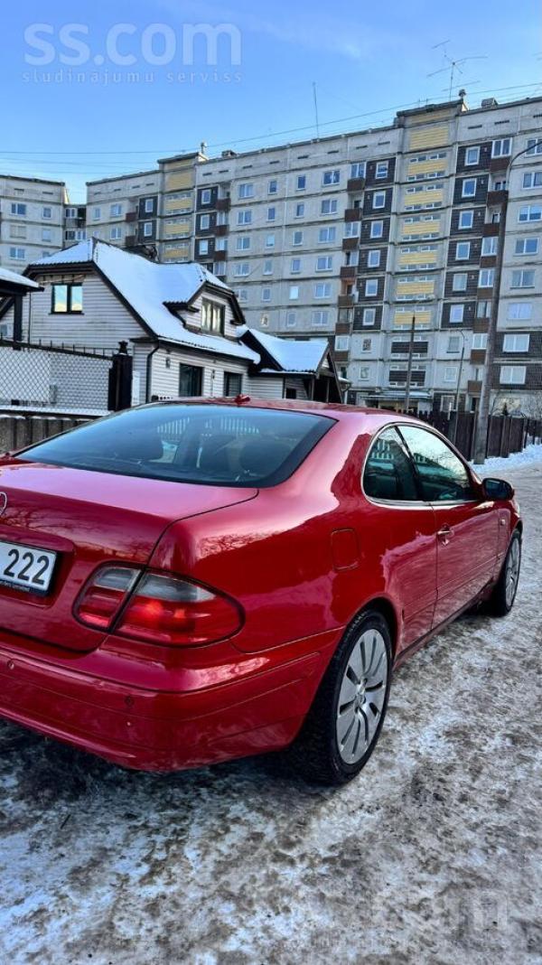 Sarkans Mercedes-Benz CLK-Class 1999 Rīga, ar dzinēja tilpumu 3.20 L un nobraukumu 170 tūkst. km par 3450 €, foto 7 vietnē AUTOMOTO.COM.LV