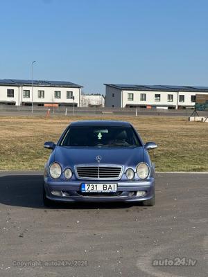 Violet Mercedes-Benz CLK-Class 2000 in Tallinn, with an engine capacity of 3.20 L and mileage of 302 thousand km for 1500 €, photo 3 on AUTOMOTO.COM.LV
