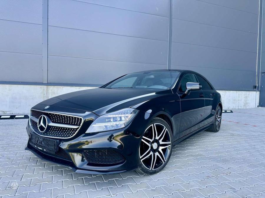 Черный Мерседес CLS 220 2015 в Шяуляй, объемом двигателя 2.20 л и пробегом 215 тыс. км за 12600 €, фото 1 на AUTOMOTO.COM.LV