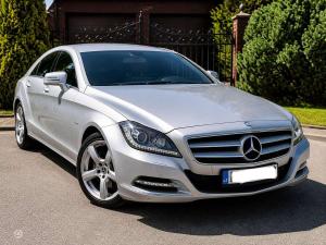 Серый Мерседес CLS 220 2012 в Клайпеда, объемом двигателя 2.20 л и пробегом 279 тыс. км за 10700 €, фото  на AUTOMOTO.COM.LV