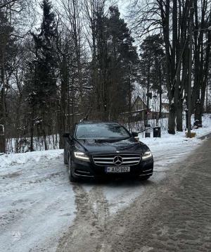 Black Mercedes-Benz CLS 250 2012 in Vilnius, with an engine capacity of 2.14 L and mileage of 180 thousand km for 12799 €, photo  on AUTOMOTO.COM.LV
