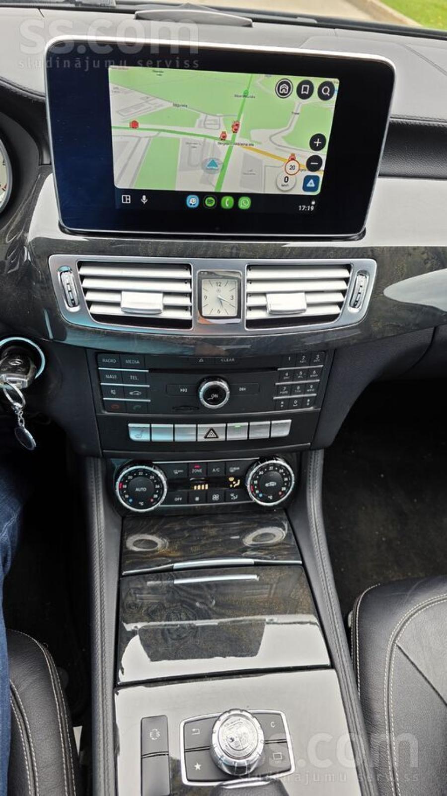 Melns Mercedes-Benz CLS 250 2015 Rīga, ar dzinēja tilpumu 2.20 L un nobraukumu 250 tūkst. km par 18500 €, foto 22 vietnē AUTOMOTO.COM.LV