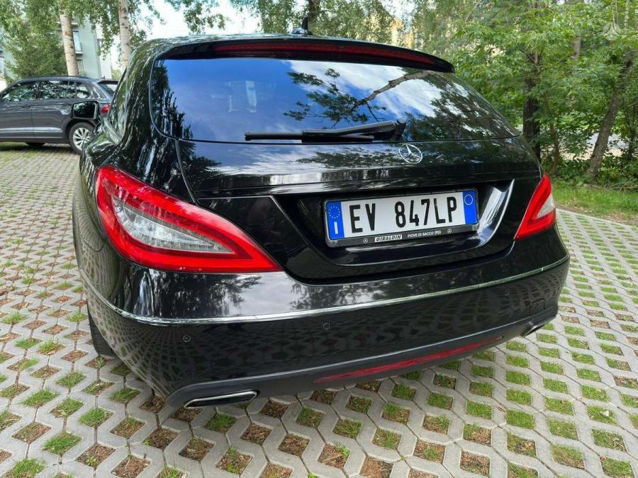 Black Mercedes-Benz CLS 250 2014 in Vilnius, with an engine capacity of 2.14 L and mileage of 320 thousand km for 10900 €, photo 7 on AUTOMOTO.COM.LV
