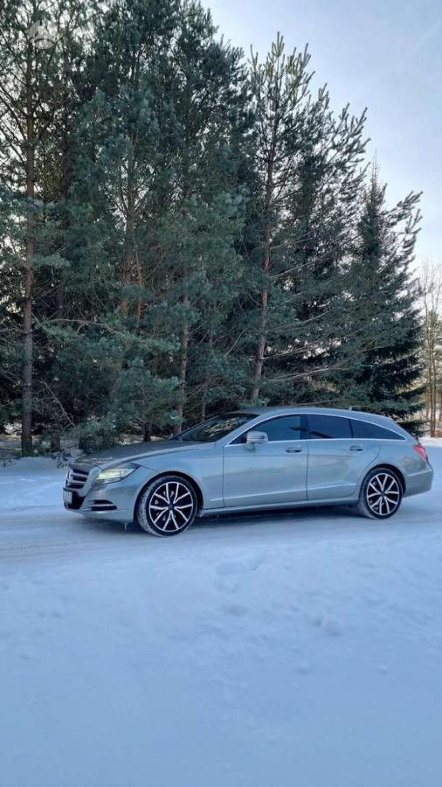 Grey Mercedes-Benz CLS 250 2013 in Panevezys, with an engine capacity of 2.10 L and mileage of 356 thousand km for 11600 €, photo 1 on AUTOMOTO.COM.LV