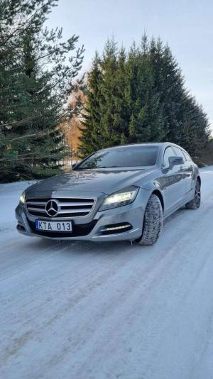 Grey Mercedes-Benz CLS 250 2013 in Panevezys, with an engine capacity of 2.10 L and mileage of 356 thousand km for 11600 €, photo 5 on AUTOMOTO.COM.LV