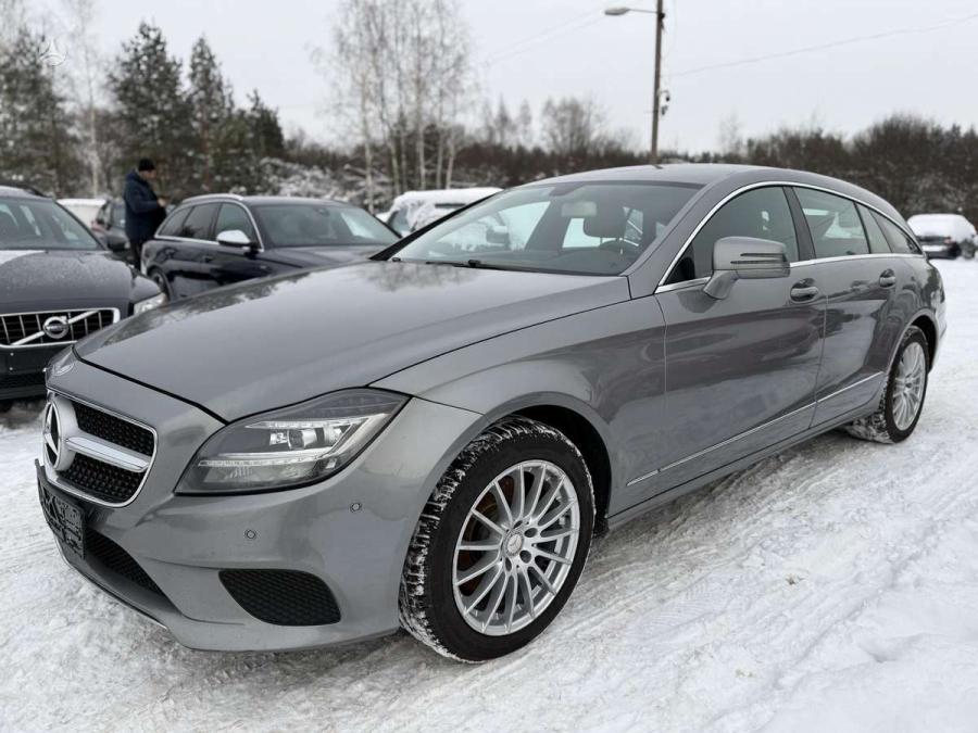 Pelēks Mercedes-Benz CLS 250 2014 Ukmergė, ar dzinēja tilpumu 2.14 L un nobraukumu 280 tūkst. km par 9999 €, foto 1 vietnē AUTOMOTO.COM.LV
