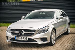 Grey Mercedes-Benz CLS 250 2015 in Riga, with an engine capacity of 2.20 L and mileage of 277 thousand km for 13990 €, photo  on AUTOMOTO.COM.LV
