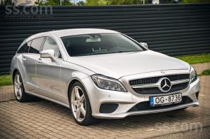 Grey Mercedes-Benz CLS 250 2015 in Riga, with an engine capacity of 2.20 L and mileage of 277 thousand km for 13990 €, photo 4 on AUTOMOTO.COM.LV