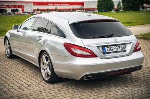 Grey Mercedes-Benz CLS 250 2015 in Riga, with an engine capacity of 2.20 L and mileage of 277 thousand km for 13990 €, photo 7 on AUTOMOTO.COM.LV