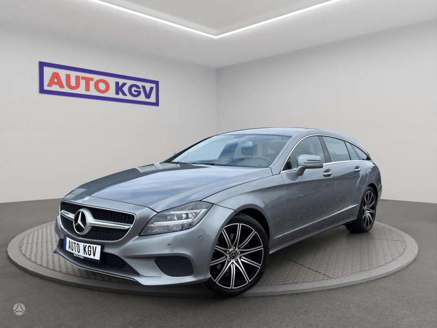 Grey Mercedes-Benz CLS 250 2015 in Kaunas, with an engine capacity of 2.10 L and mileage of 244 thousand km for 13999 €, photo 1 on AUTOMOTO.COM.LV