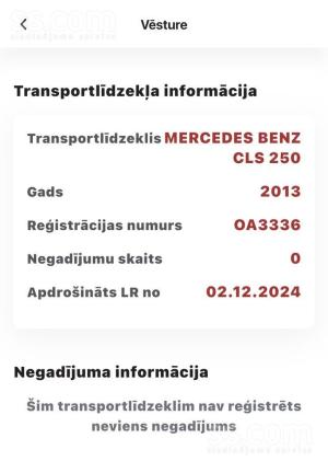 Мерседес ЦЛС 250 2013 в Рига, объемом двигателя 2.20 л и пробегом 298 тыс. км за 11300 €, фото 31 на AUTOMOTO.COM.LV