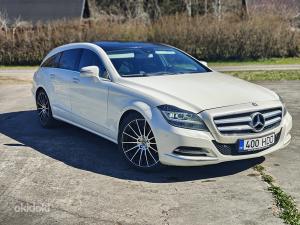 White Mercedes-Benz CLS 250 2013 in Tallinn, with an engine capacity of 2.10 L and mileage of 244 thousand km for 9300 €, photo  on AUTOMOTO.COM.LV