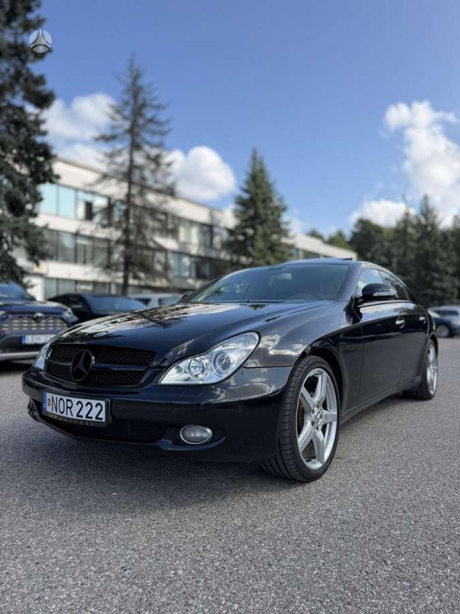 Melns Mercedes-Benz CLS 320 2005 Viļņa, ar dzinēja tilpumu 2.99 L un nobraukumu 436 tūkst. km par 4300 €, foto 6 vietnē AUTOMOTO.COM.LV