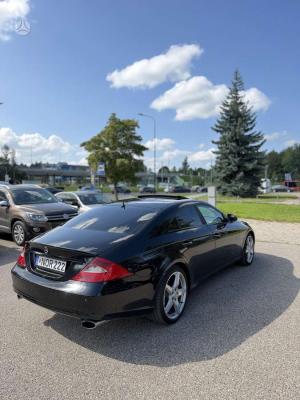 Melns Mercedes-Benz CLS 320 2005 Viļņa, ar dzinēja tilpumu 2.99 L un nobraukumu 436 tūkst. km par 4300 €, foto 14 vietnē AUTOMOTO.COM.LV