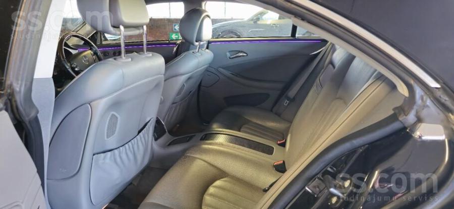 Melns Mercedes-Benz CLS 320 2005 Jēkabpils, ar dzinēja tilpumu 3.00 L un nobraukumu 230 tūkst. km par 2550 €, foto 4 vietnē AUTOMOTO.COM.LV
