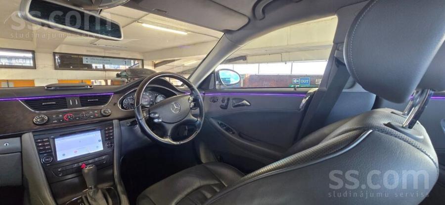 Melns Mercedes-Benz CLS 320 2005 Jēkabpils, ar dzinēja tilpumu 3.00 L un nobraukumu 230 tūkst. km par 2550 €, foto 8 vietnē AUTOMOTO.COM.LV