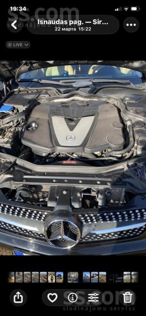 Black Mercedes-Benz CLS 320 2007 in Jelgava, with an engine capacity of 3.00 L and mileage of 268 thousand km for 5800 €, photo 7 on AUTOMOTO.COM.LV