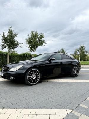 Black Mercedes-Benz CLS 320 2007 in Jelgava, with an engine capacity of 3.00 L and mileage of 376 thousand km for 5100 €, photo  on AUTOMOTO.COM.LV