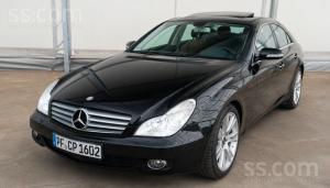 Black Mercedes-Benz CLS 320 2008 in Balvi, with an engine capacity of 3.20 L and mileage of 350 thousand km for 4999 €, photo 3 on AUTOMOTO.COM.LV