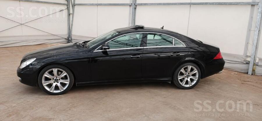 Black Mercedes-Benz CLS 320 2008 in Balvi, with an engine capacity of 3.20 L and mileage of 350 thousand km for 4999 €, photo 4 on AUTOMOTO.COM.LV