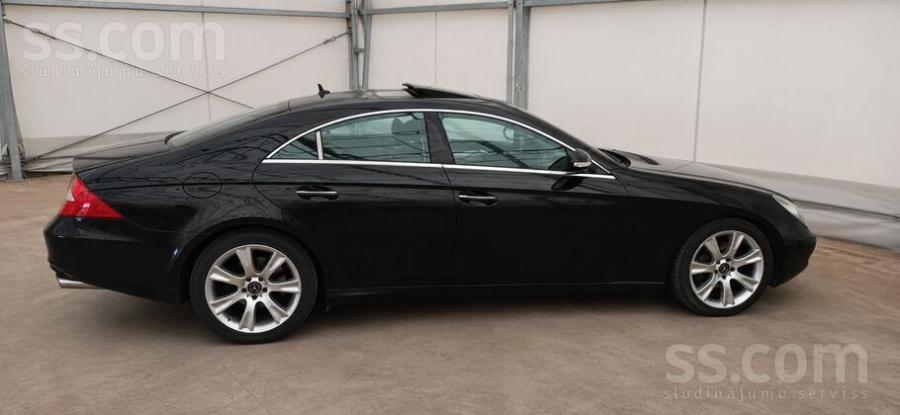 Black Mercedes-Benz CLS 320 2008 in Balvi, with an engine capacity of 3.20 L and mileage of 350 thousand km for 4999 €, photo 5 on AUTOMOTO.COM.LV