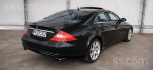 Black Mercedes-Benz CLS 320 2008 in Balvi, with an engine capacity of 3.20 L and mileage of 350 thousand km for 4999 €, photo 6 on AUTOMOTO.COM.LV