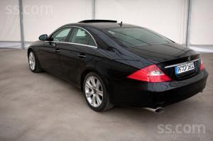 Black Mercedes-Benz CLS 320 2008 in Balvi, with an engine capacity of 3.20 L and mileage of 350 thousand km for 4999 €, photo 7 on AUTOMOTO.COM.LV