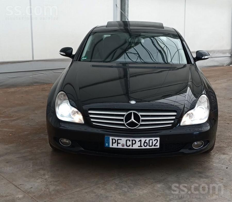 Black Mercedes-Benz CLS 320 2008 in Balvi, with an engine capacity of 3.20 L and mileage of 350 thousand km for 4999 €, photo 9 on AUTOMOTO.COM.LV