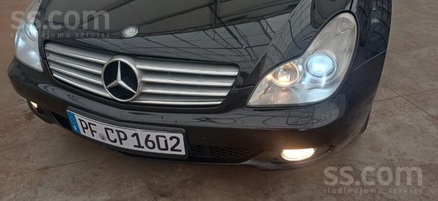 Black Mercedes-Benz CLS 320 2008 in Balvi, with an engine capacity of 3.20 L and mileage of 350 thousand km for 4999 €, photo 10 on AUTOMOTO.COM.LV