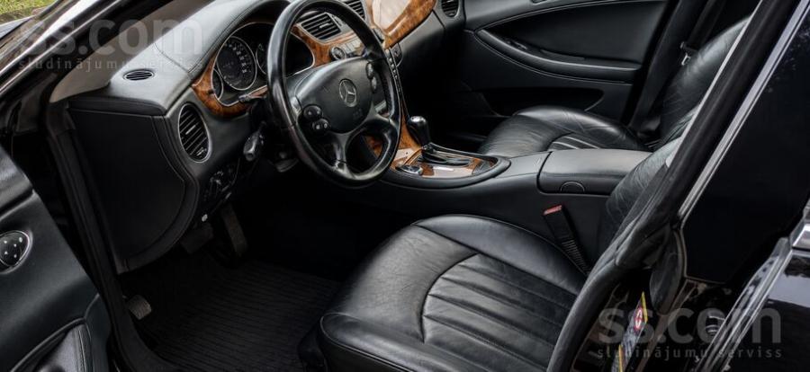 Black Mercedes-Benz CLS 320 2008 in Balvi, with an engine capacity of 3.20 L and mileage of 350 thousand km for 4999 €, photo 19 on AUTOMOTO.COM.LV