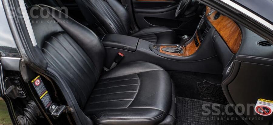 Black Mercedes-Benz CLS 320 2008 in Balvi, with an engine capacity of 3.20 L and mileage of 350 thousand km for 4999 €, photo 20 on AUTOMOTO.COM.LV