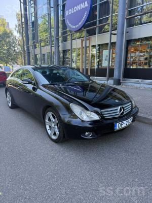 Melns Mercedes-Benz CLS 320 2008 Rīga, ar dzinēja tilpumu 3.00 L un nobraukumu 0 tūkst. km par 6000 €, foto  vietnē AUTOMOTO.COM.LV