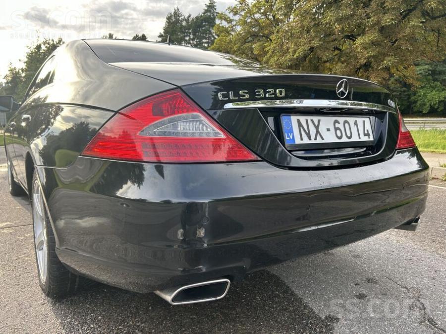 Melns Mercedes-Benz CLS 320 2008 Rīga, ar dzinēja tilpumu 3.00 L un nobraukumu 272 tūkst. km par 7250 €, foto 15 vietnē AUTOMOTO.COM.LV