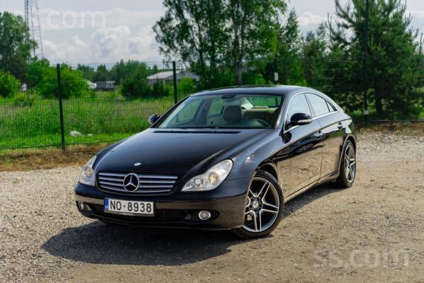 Melns Mercedes-Benz CLS 320 2006 Rīga, ar dzinēja tilpumu 3.00 L un nobraukumu 0 tūkst. km par 5890 €, foto 1 vietnē AUTOMOTO.COM.LV
