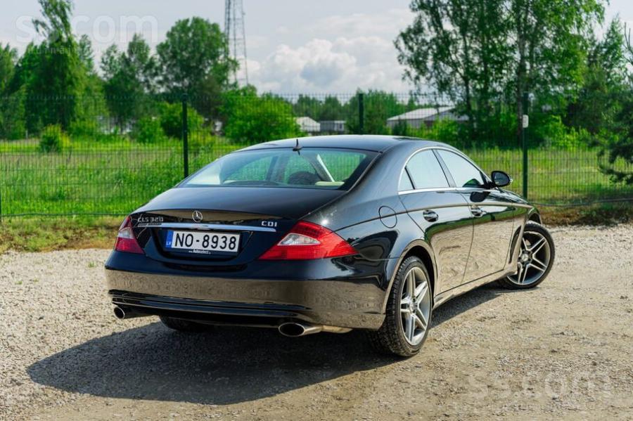 Melns Mercedes-Benz CLS 320 2006 Rīga, ar dzinēja tilpumu 3.00 L un nobraukumu 0 tūkst. km par 5890 €, foto 6 vietnē AUTOMOTO.COM.LV