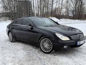Melns Mercedes-Benz CLS 320 2007 Rīga, ar dzinēja tilpumu 3.00 L un nobraukumu 329 tūkst. km par 5500 €, foto  vietnē AUTOMOTO.COM.LV