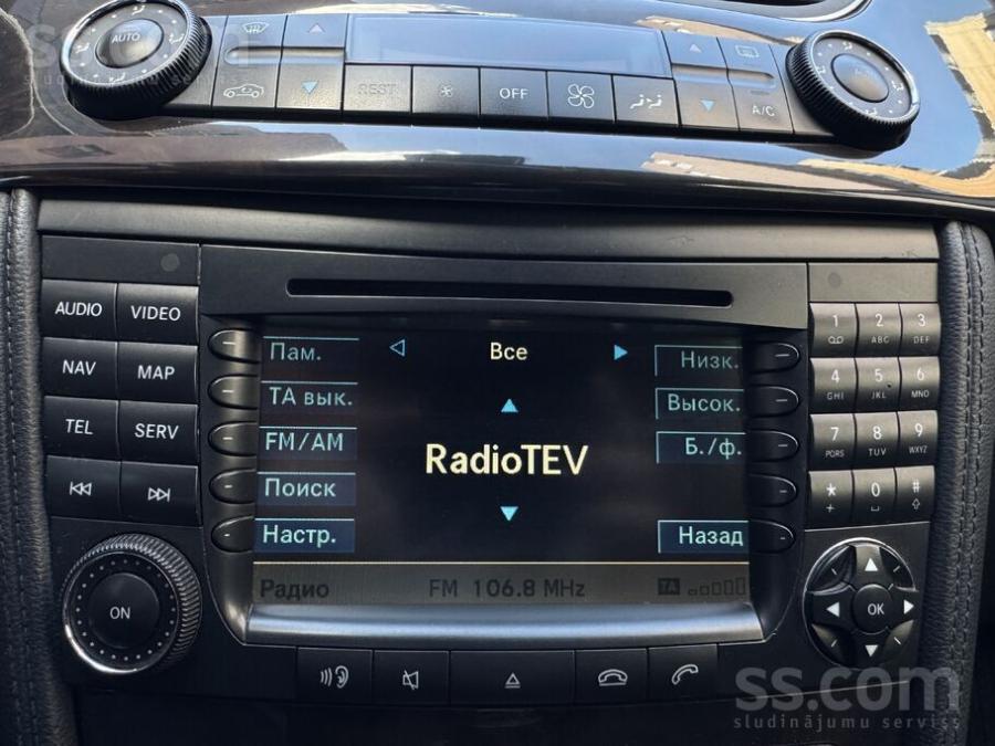 Melns Mercedes-Benz CLS 320 2007 Rīga, ar dzinēja tilpumu 3.00 L un nobraukumu 219 tūkst. km par 4490 €, foto 14 vietnē AUTOMOTO.COM.LV