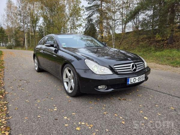 Black Mercedes-Benz CLS 320 2008 in Daugavpils, with an engine capacity of 3.00 L and mileage of 0 thousand km for 6900 €, photo 11 on AUTOMOTO.COM.LV