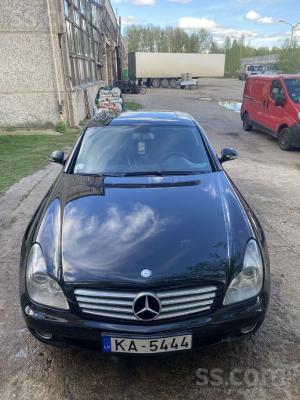 Black Mercedes-Benz CLS 320 2008 in Daugavpils, with an engine capacity of 3.00 L and mileage of 330 thousand km for 6900 €, photo  on AUTOMOTO.COM.LV