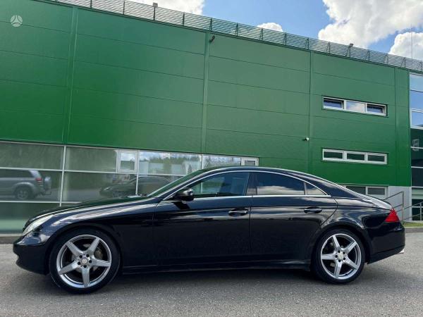 Black Mercedes-Benz CLS 320 2008 in Vilnius, with an engine capacity of 2.99 L and mileage of 340 thousand km for 4700 €, photo 1 on AUTOMOTO.COM.LV