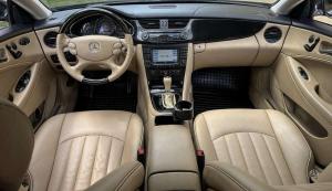 Black Mercedes-Benz CLS 320 2008 in Kaunas, with an engine capacity of 2.99 L and mileage of 350 thousand km for 6000 €, photo 21 on AUTOMOTO.COM.LV