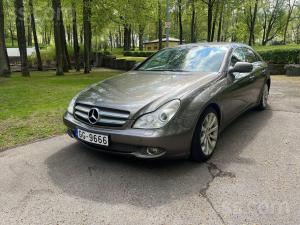 Brown Mercedes-Benz CLS 320 2008 in Riga, with an engine capacity of 3.00 L and mileage of 269 thousand km for 6650 €, photo  on AUTOMOTO.COM.LV