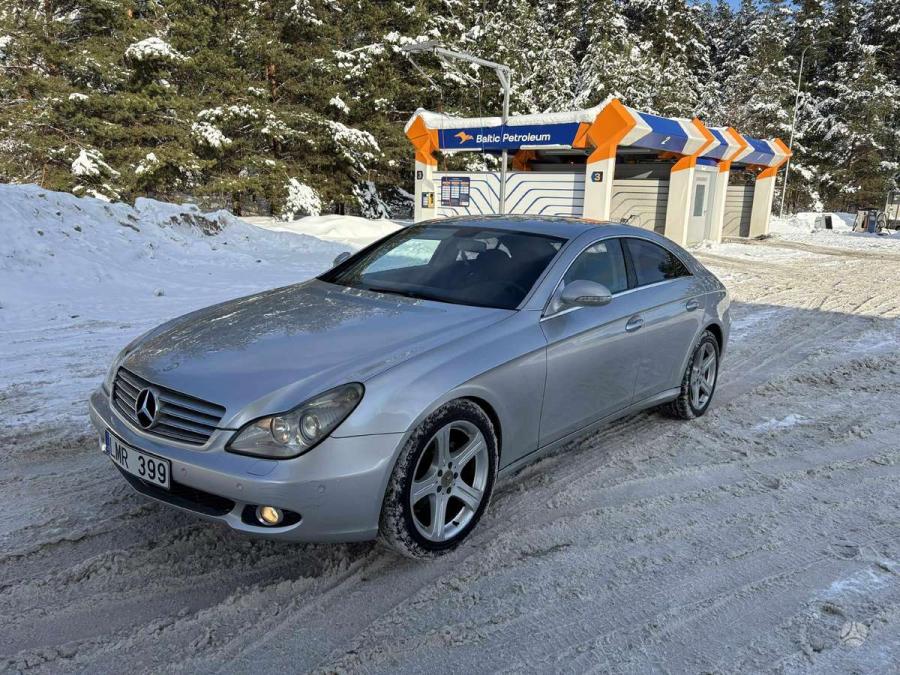 Pelēks Mercedes-Benz CLS 320 2006 Varėna, ar dzinēja tilpumu 3.20 L un nobraukumu 373 tūkst. km par 4000 €, foto 1 vietnē AUTOMOTO.COM.LV